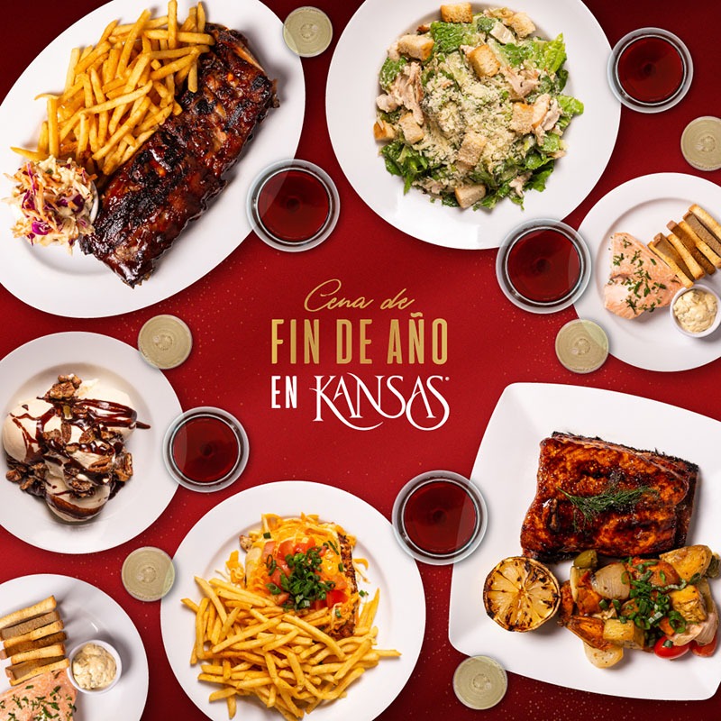 Kansas te invita a recibir el año nuevo con un exquisito menú y DJ en vivo