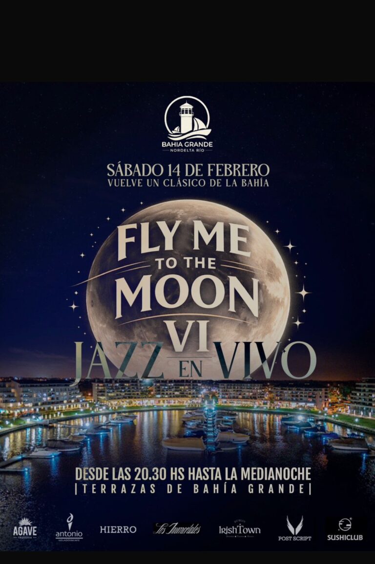 Nordelta: “Fly Me to the Moon” vuelve a Bahía Grande con jazz en vivo y ...